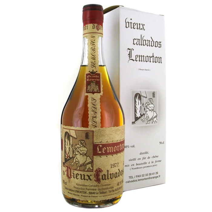 Lemorton 1972 Vieux Calvados Domfrontais 40% 70cl - RMW