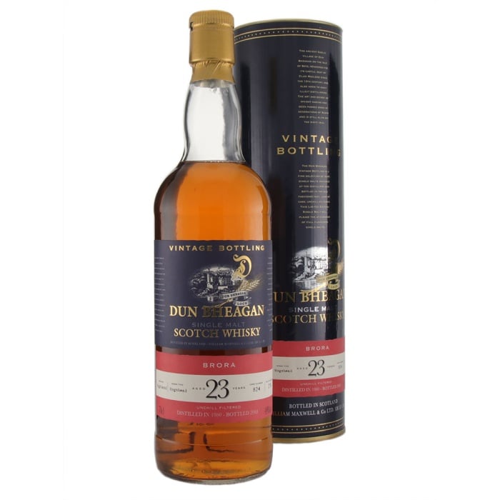 Brora 1980 23 Year Old Dun Bheagan 49% 70cl - RMW