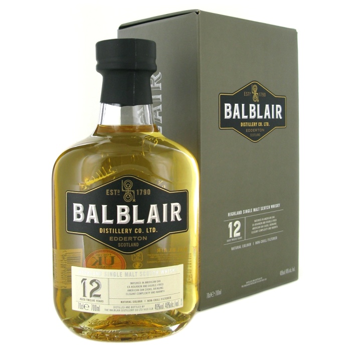 Balblair 12 Year Old 46% 70cl BSP - RMW