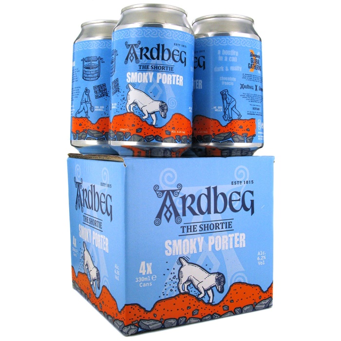 Ardbeg x Brewgooder The Shortie Smoky Porter 6.2% 4x33cl - RMW
