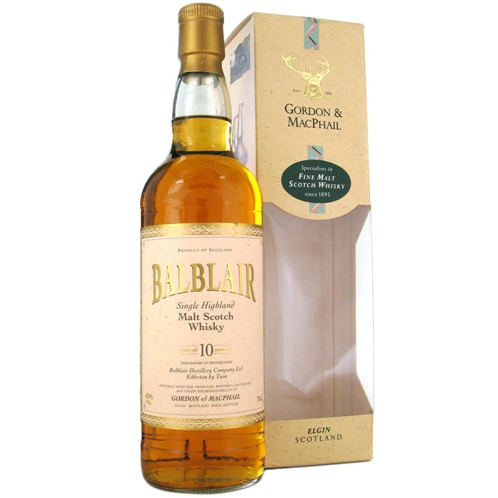 Balblair 10 Year Old Gordon & Macphail 40% 70cl - RMW