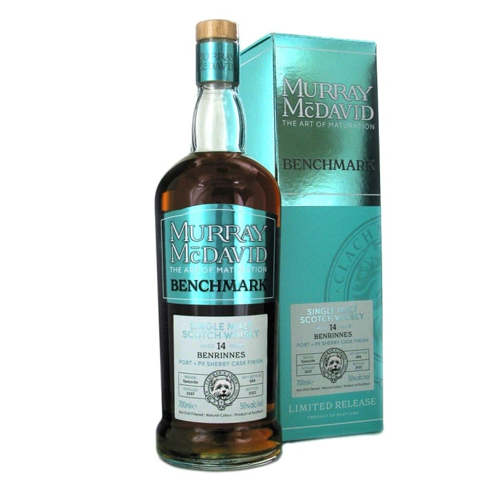 Benrinnes 14 Year Old Murray McDavid Benchmark Port and PX 50% 70cl - RMW