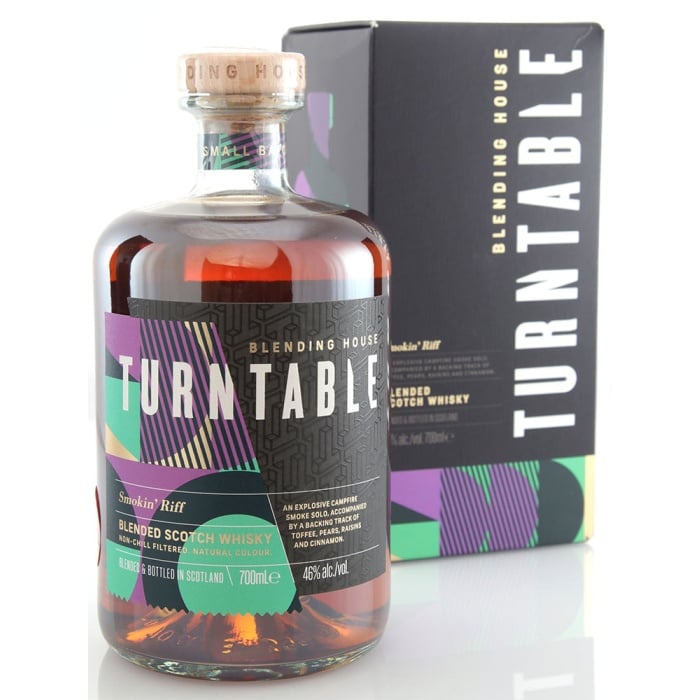 Smoking Riff Blended Whisky Turntable Spirits 46% 70cl - RMW