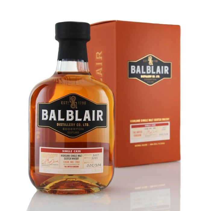 Balblair 2007 17 Year Old #392 UK Exclusive 51.3% 70cl - RMW