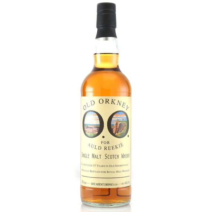 Old Orkney 2002 15 Year Old Auld Reekie RMW Exclusive 48.5% 70cl - RMW